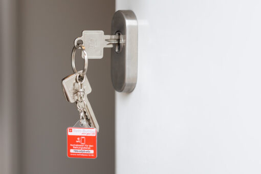 Notfall-ID Notfallpass NFC Rett-Button Schlüsselanhänger
